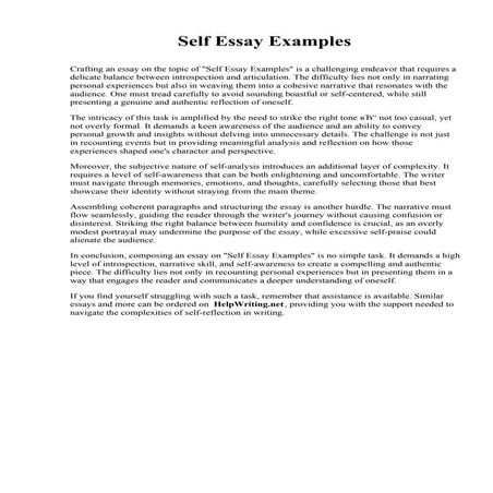 Self Essay Examples.pdf