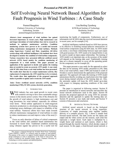 An artificial neural network approach for early fault detection of gearbox bearings | PDF