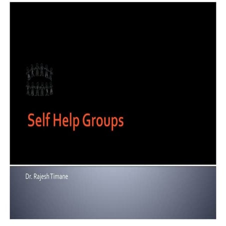 Self Help Groups | PPT