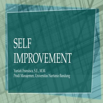 Self Improvements for College Students through SWOT Analysis | PPTX