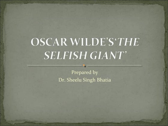 Marat selfish giant 2 | PPT