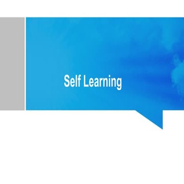 Self Learning AI model machine learning.pptx