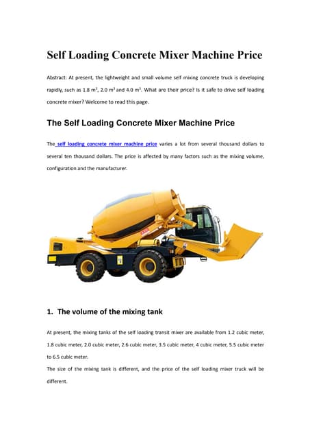 Working Principle of Self-Loading Mixer.pptx