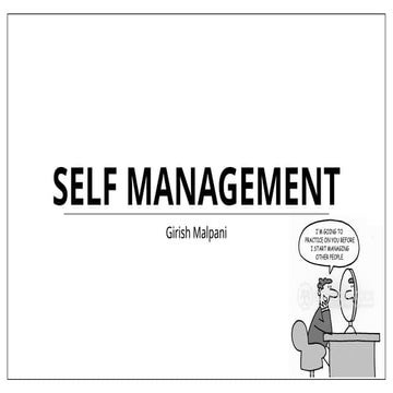 SelfManagementimportantfor humansto.pptx