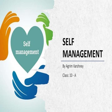 Self management ppt by agrim varshney class 10 A.pptx