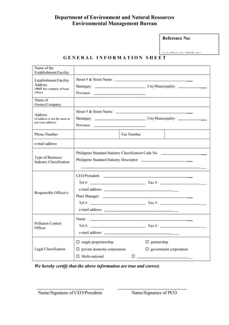 DENR Semi Annual Report (CMR) Form | DOC