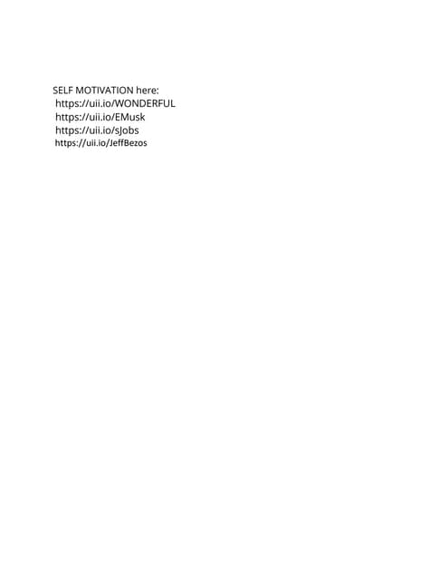 MOTIVATIONAL | PDF