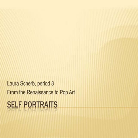 Self portraits | PPTX