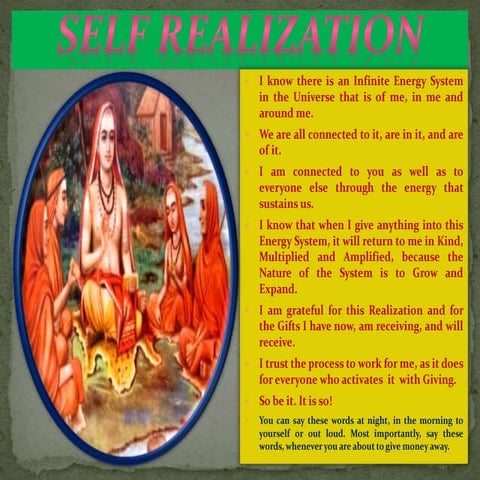 Self realization | PPT