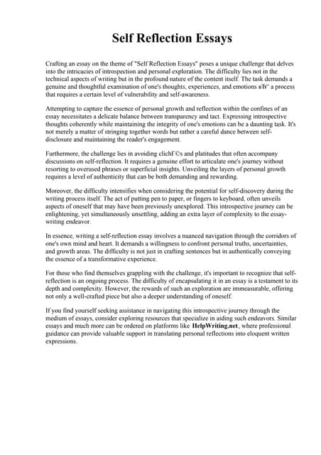 Example Of Personal Reflection Essay.pdf