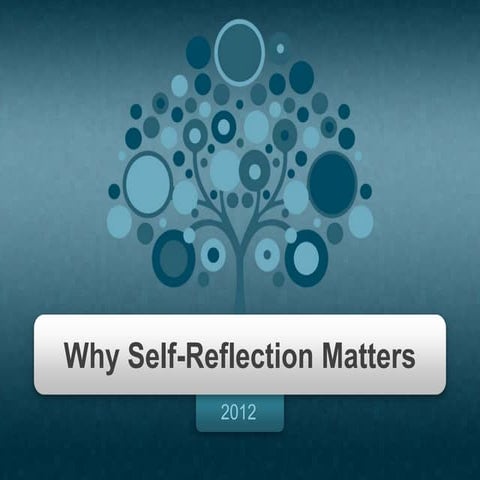 Why Self Reflection Matters | PPTX