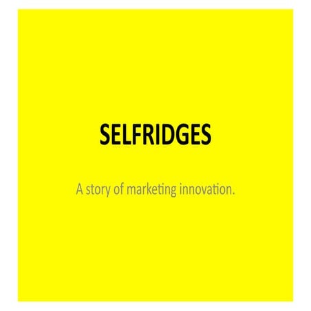 Selfridges | PDF