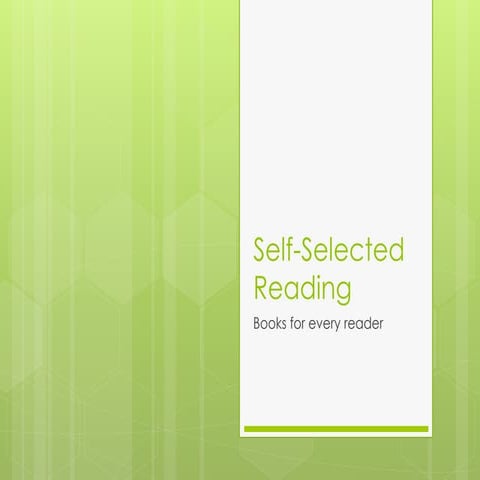 Self Selected Reading | PPT