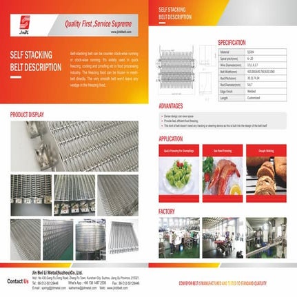 Self stacking belt | PDF
