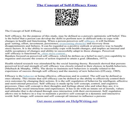 Self Study Essay | PDF