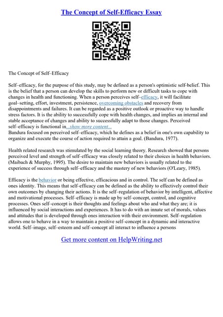 Self Assessment Essay Examples | PDF