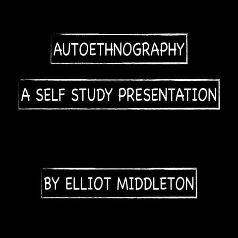 Self study presentation | PPTX