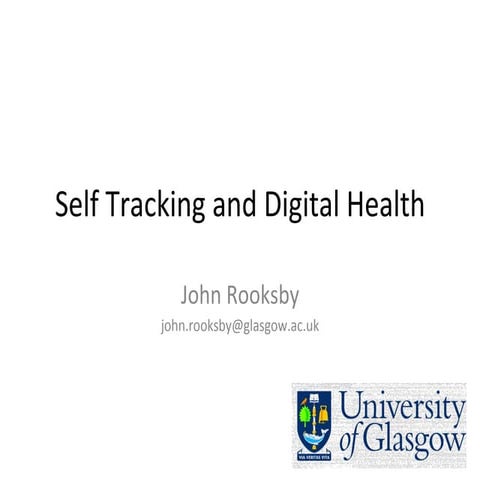 Self tracking and digital health | PDF