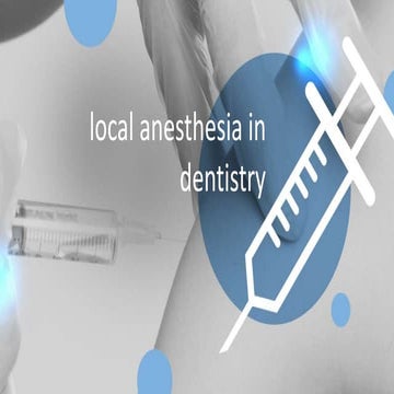 local anesthesia in dentistry terms and indications | PPT