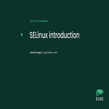 SELinux workshop | PPT