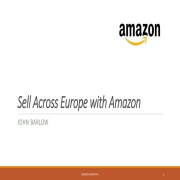 How To Sell Across Europe With Amazon | PPTX
