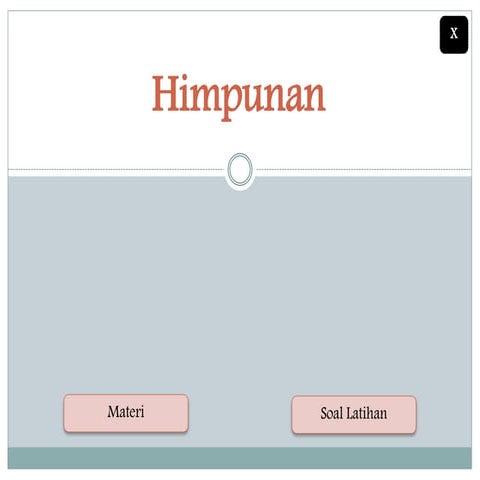 Sella prameswari (1652210095) materi himpunan | PPTX
