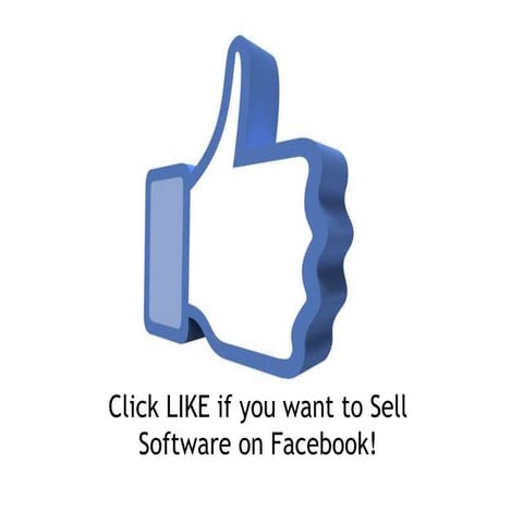Selling Software on Facebook | PPT