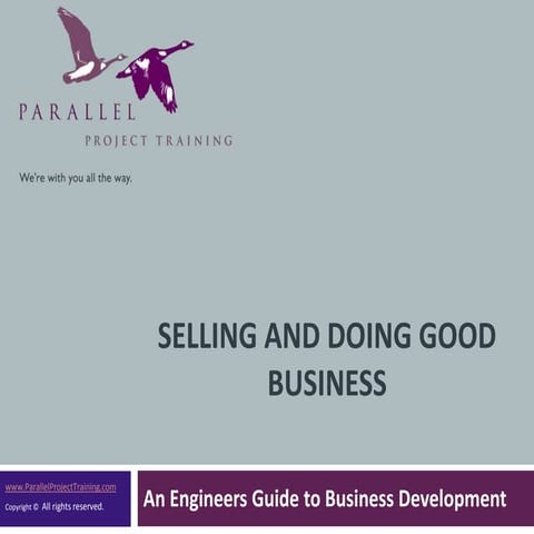 Selling and doing good business | PPTX