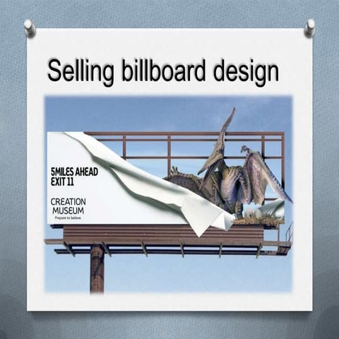 Selling billboard design | PPTX