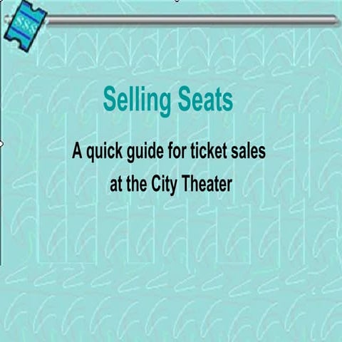 Selling Seats | PPT