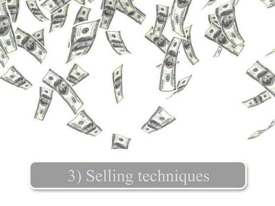 15 sales techniques to improve the sales process | PPT