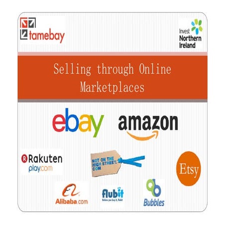 Selling Through Online Marketplaces - Advanced | PDF