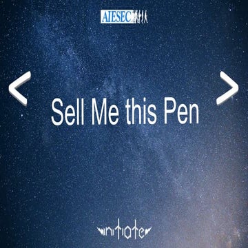 Sell me this pen | PPTX