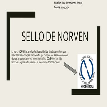 Sello de norven | PPTX