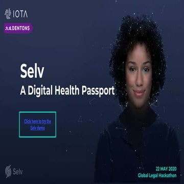Selv Demo - A Digital Health Passport | PPTX