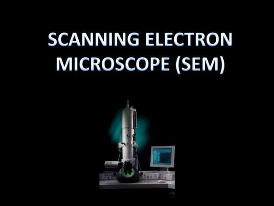 Electron microscope ppt | PPTX | Physics | Science