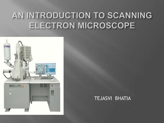 Forensic Applications of Scanning Electron Microscope (1).pptx