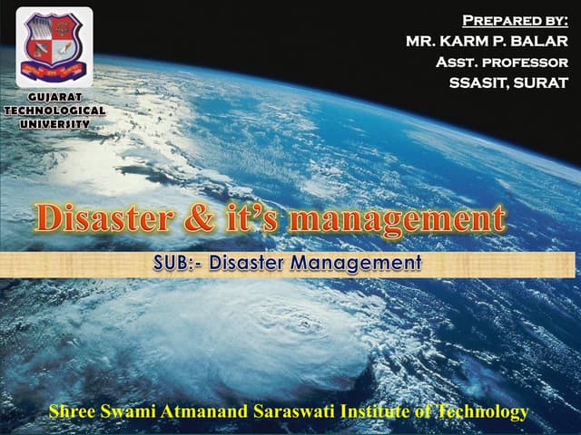 Disaster Risk Reduction | PPTX