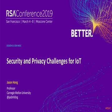 Privacy and security in IoT | PPTX