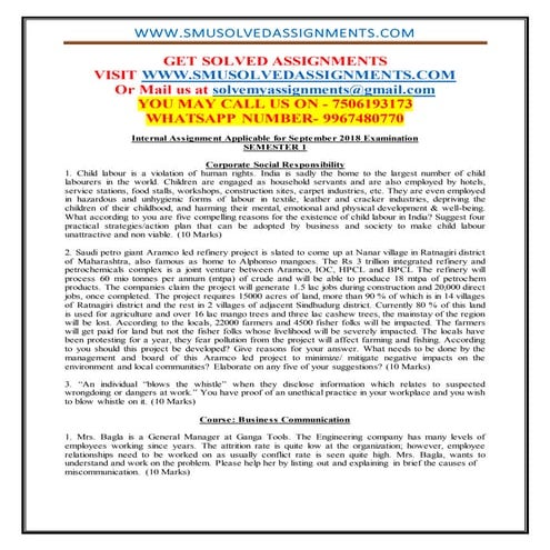 Nmims assignment answer sheets | DOC