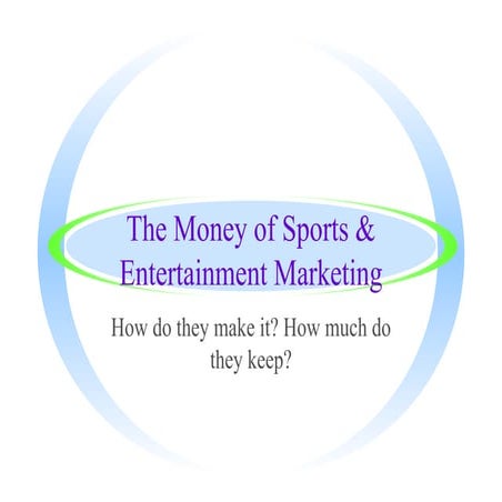 Sports and Money Marketing | PDF