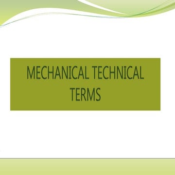 technical terms in design | PPT