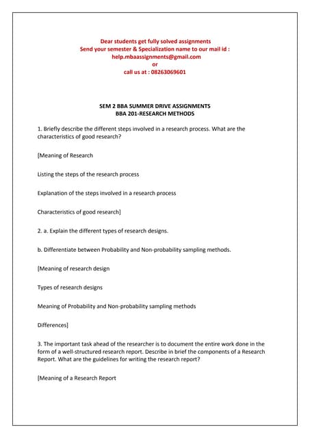 Smu bba sem 2 fall 2015 assignments | PDF