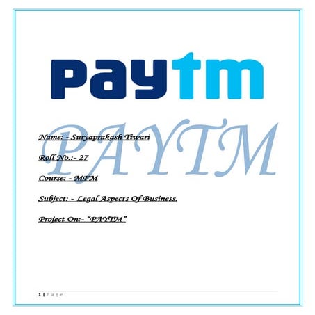paytm | PDF