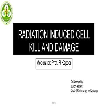 Radiation induced cell kill and damage | PDF