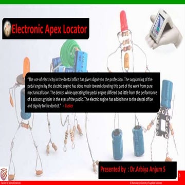 Electronic Apex Locator | PPTX