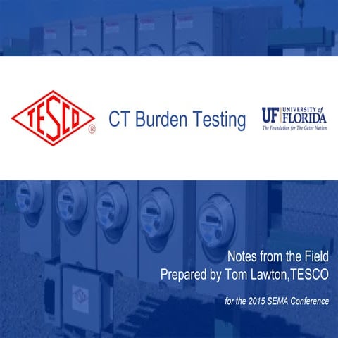 CT Burden Testing | PPT