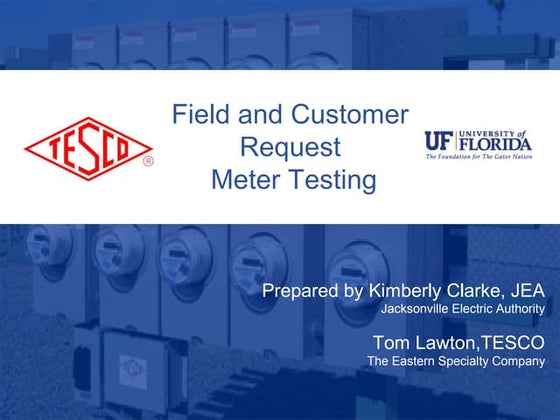 Meter Testing 101 | PPT