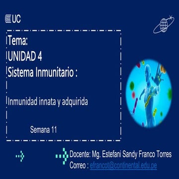 Inmunidad innata: la primera linea de defensa del organismo ...