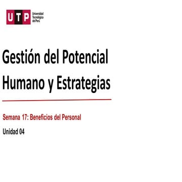 Beneficios para el Personal - Gestion Potencial | PDF
